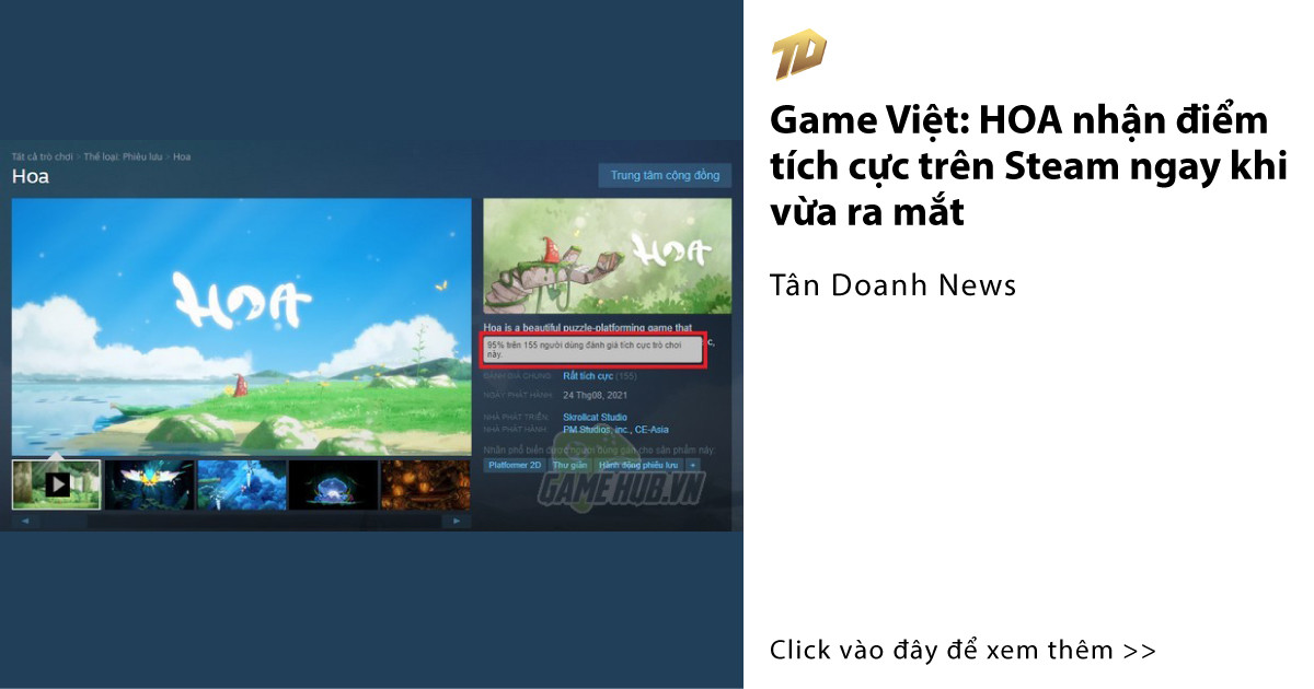 Game Việt: HOA nhận điểm tích cực trên Steam ngay khi vừa ra mắt - Tân ...